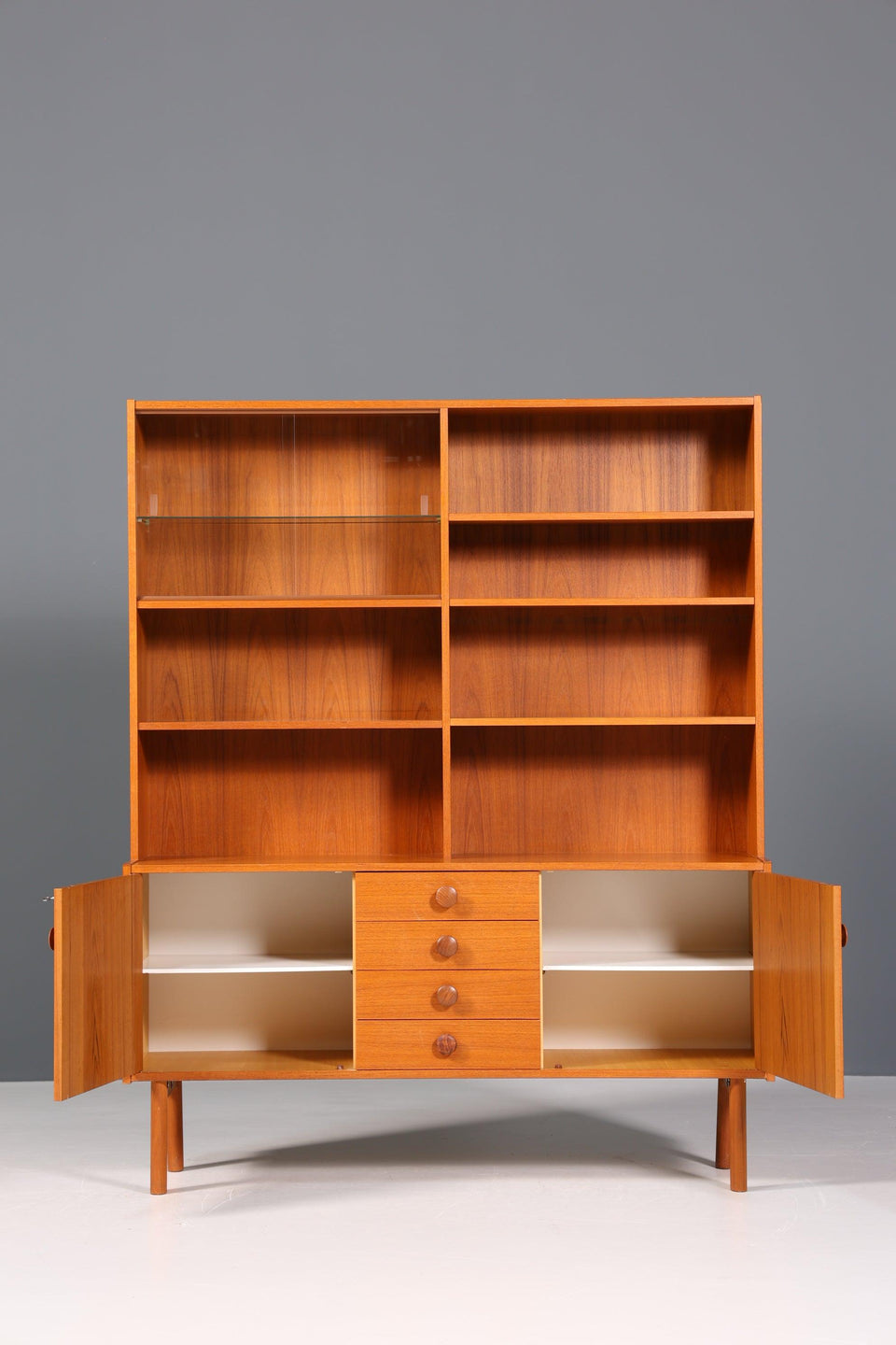 Display cabinet with drawers and shelves store