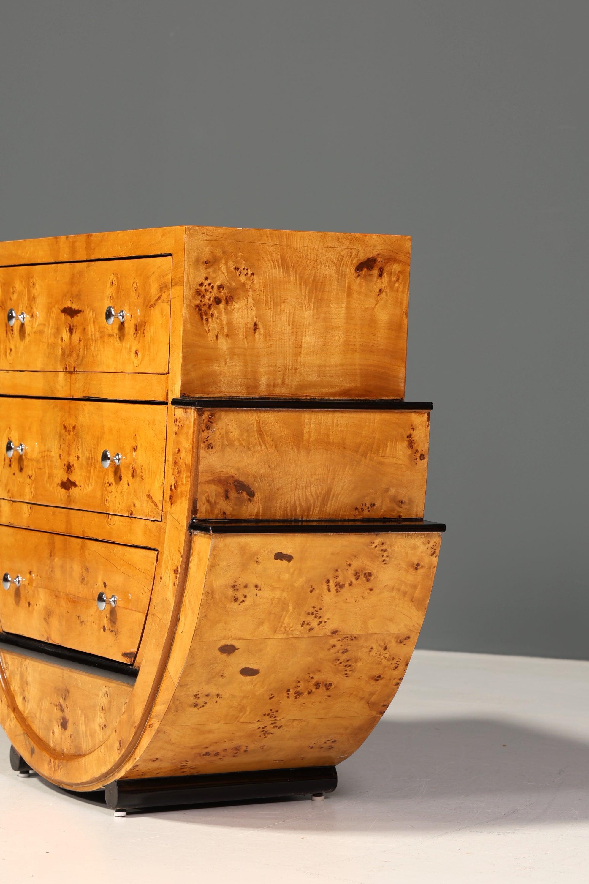 Edle Art Deco Stil Sideboard Wandkonsole Biedermeier Antik Stil Kommod ...